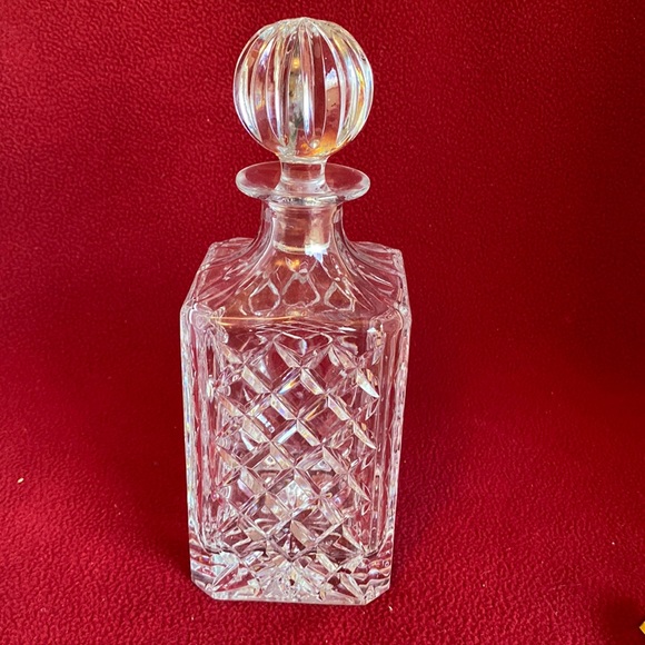 Dining | Block Solid Crystal Glass Decanter With Ball Stopper | Poshmark